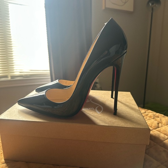 Christian Louboutin | Shoes | So Kate Black Patent Leather Stiletto ...